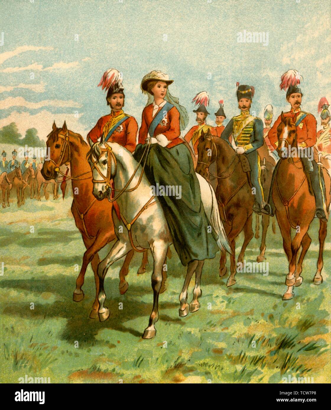 Empress consort of india hi-res stock photography and images - Alamy