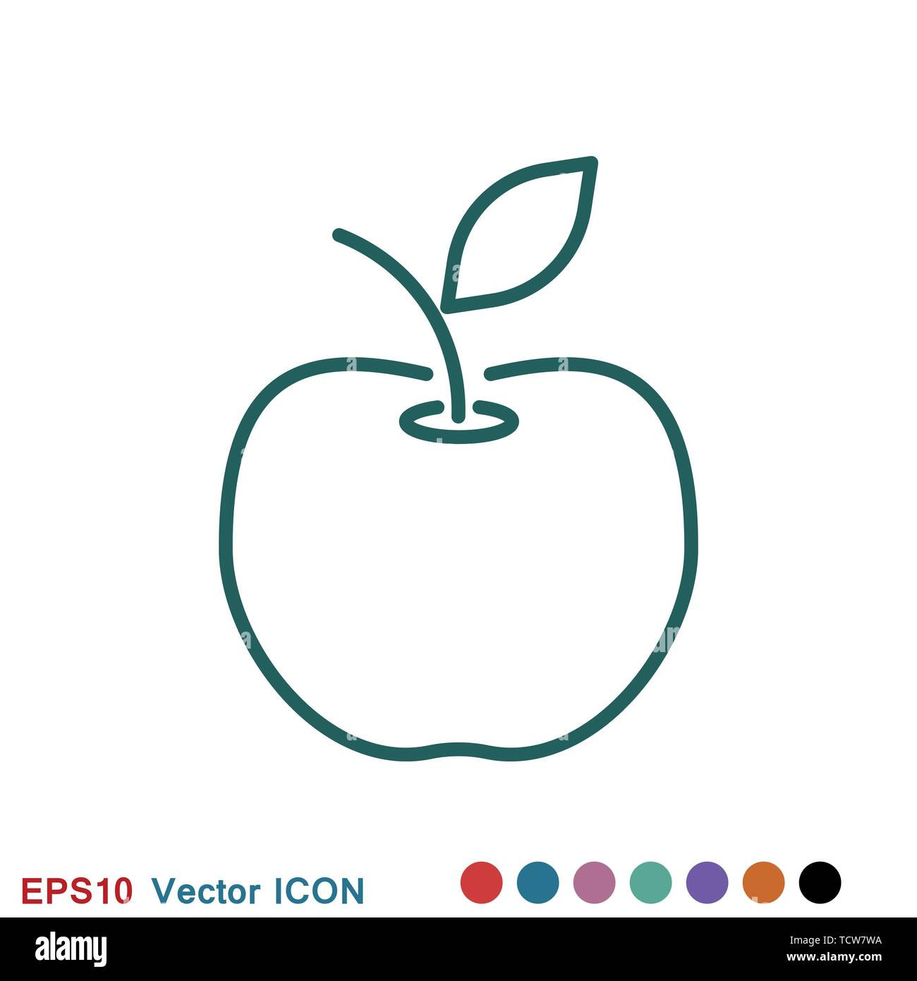 Apple Icon page symbol for your web site design Apple Icon logo, app ...