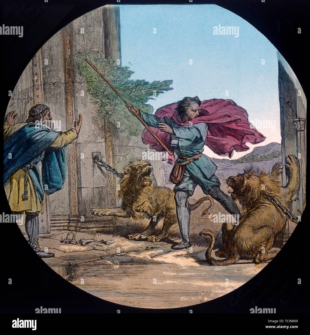 The lions were chained hi-res stock photography and images - Alamy