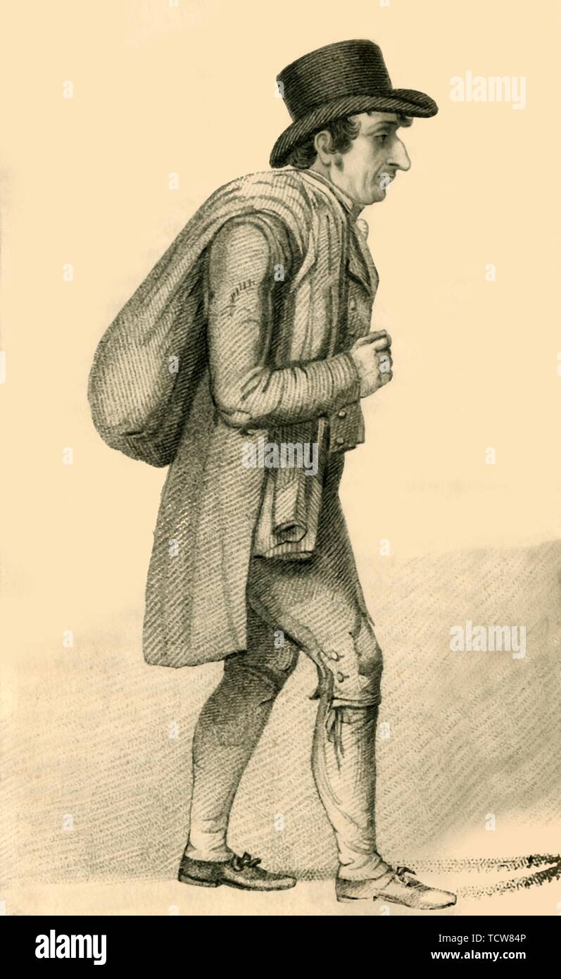 'Henry Lemoine, the Eccentric Bookseller & Author', 1822. Creator ...