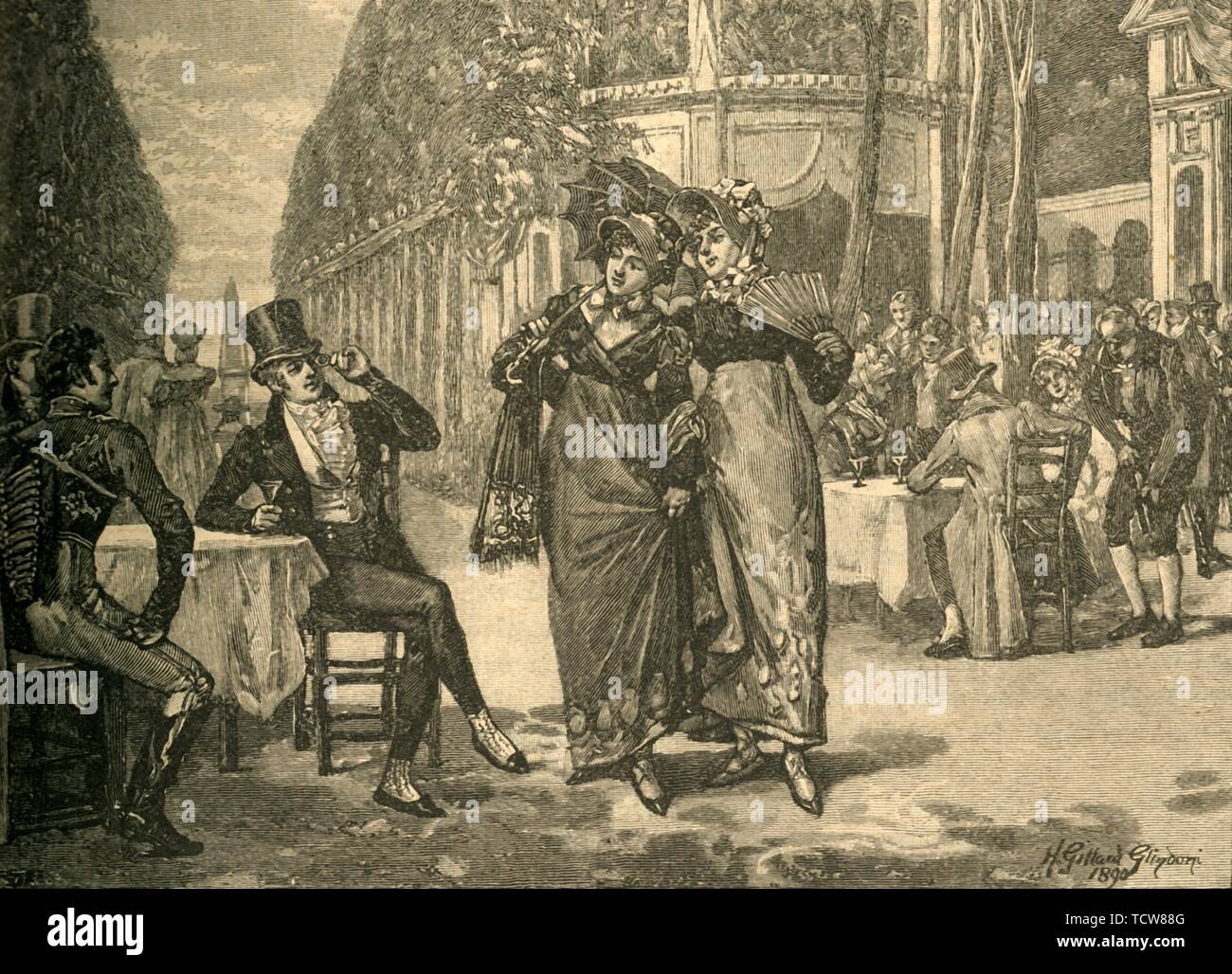 Beaus and belles of the Regency period, early 19th century (c1890 ...