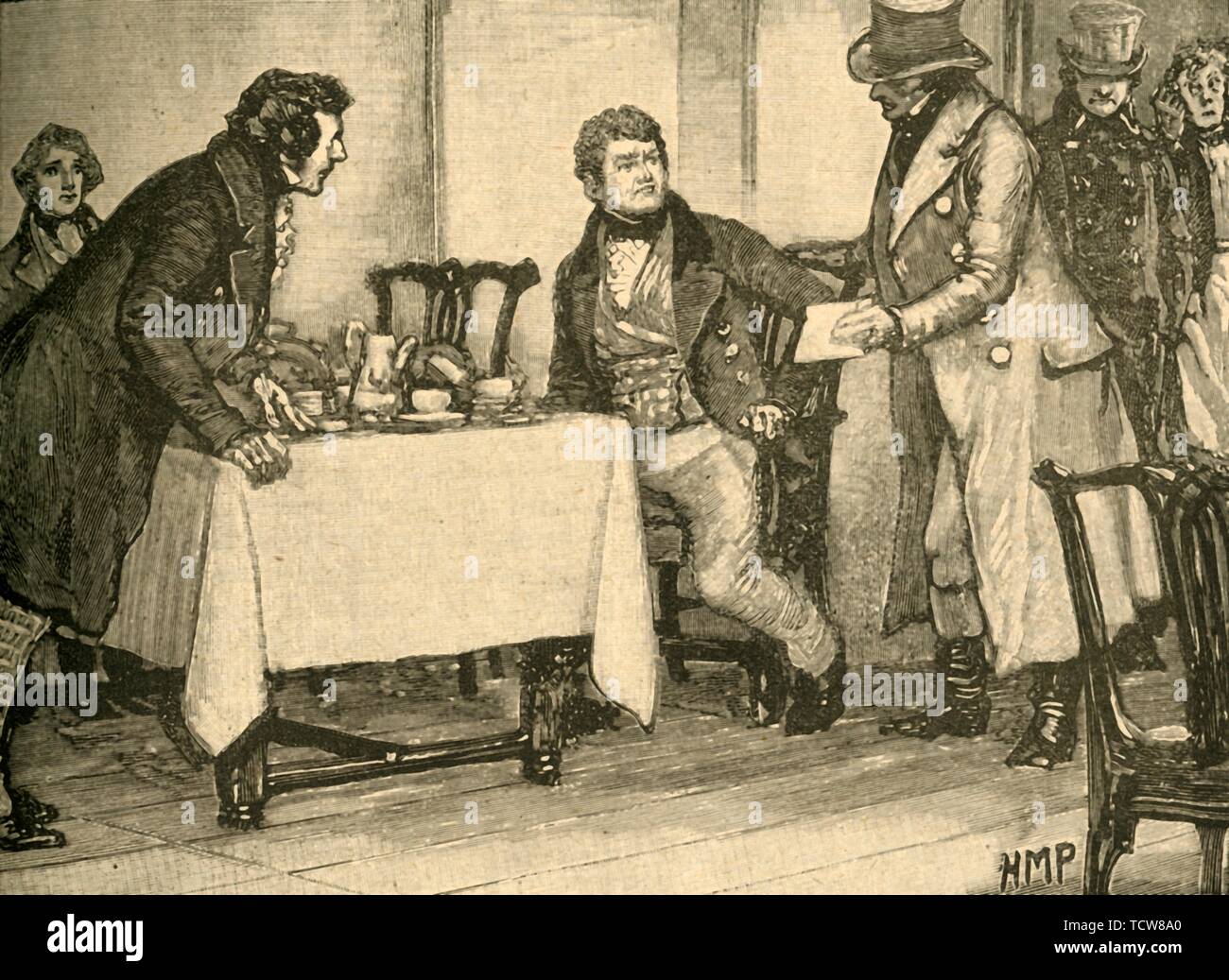 Arrest of Irish politician and MP Daniel O'Connell, 1830 (c1890 ...