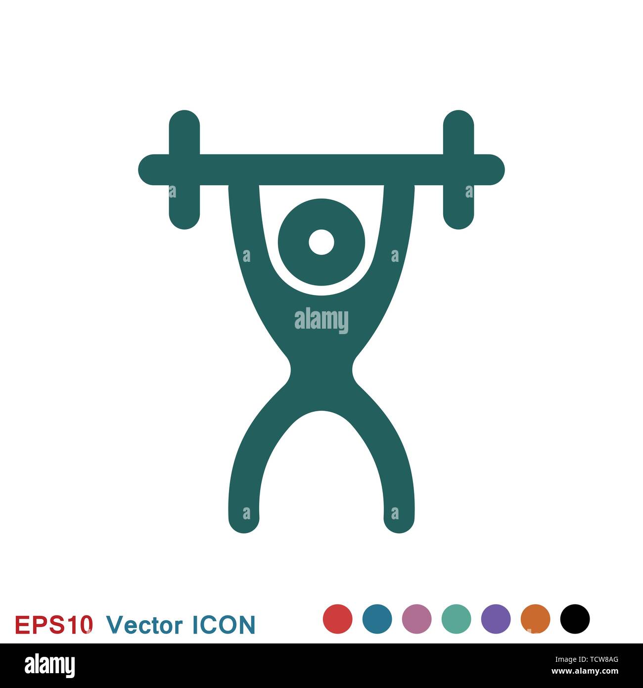 Athlete icon isolated on background vector illustration, sign design ...