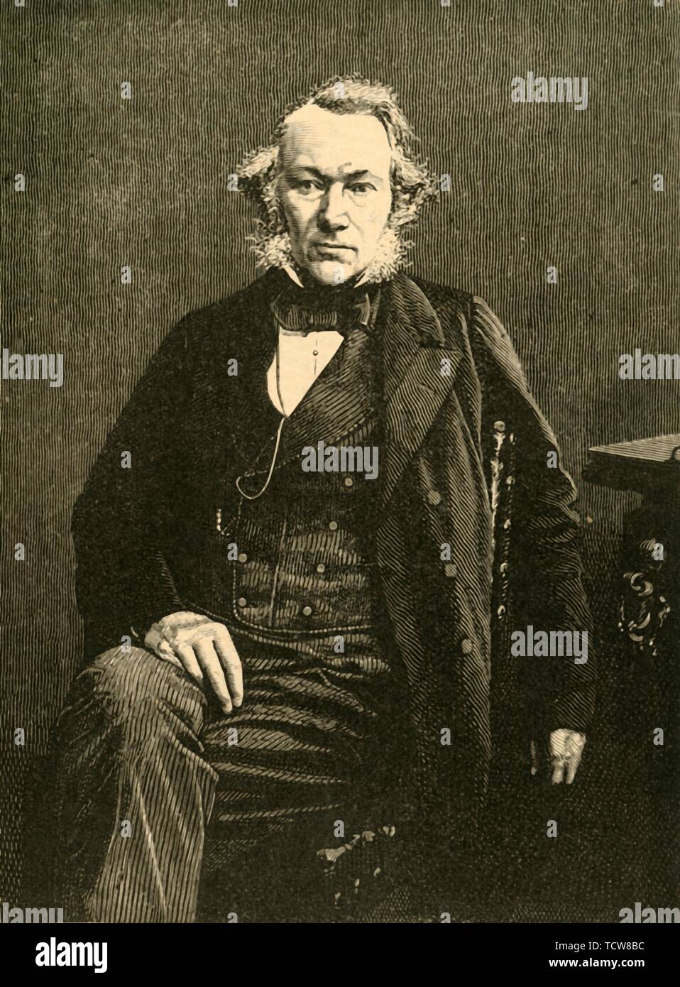 Richard Cobden, British manufacturer and politician, c1863 (c1890 ...