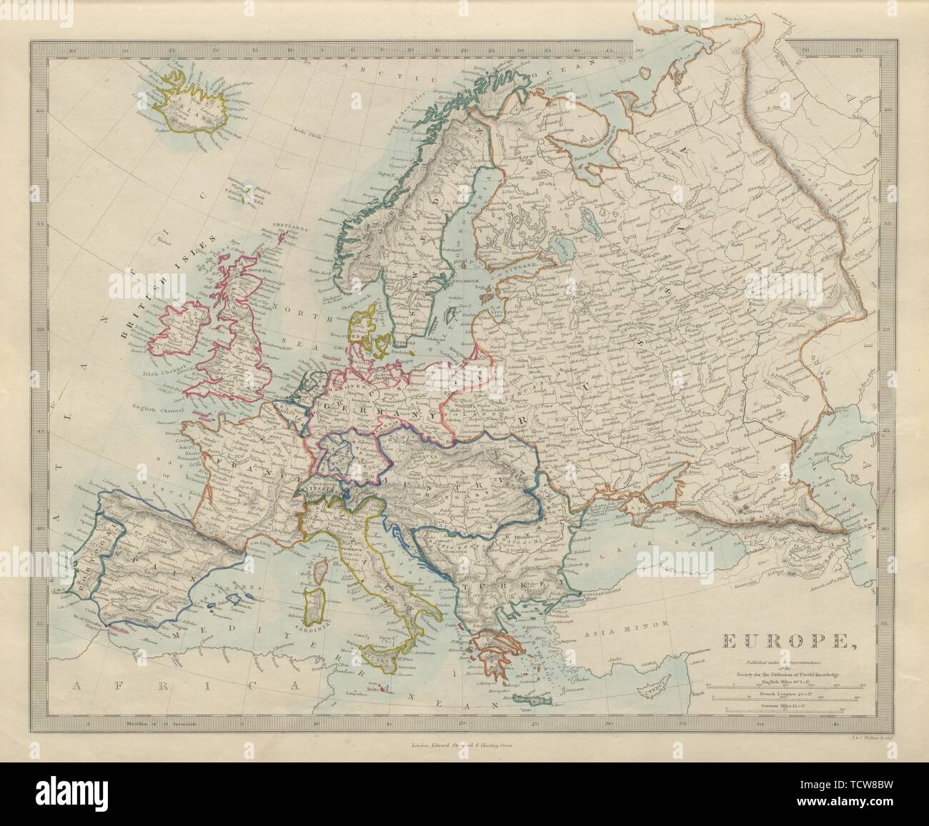 Political map of germany hi-res stock photography and images - Alamy
