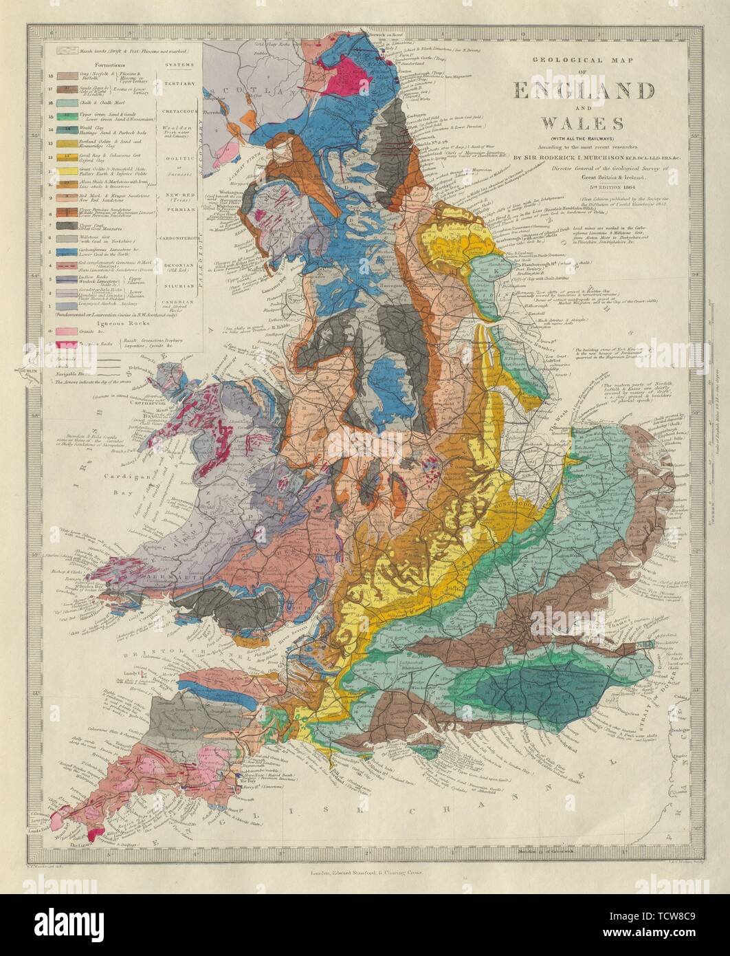 Geological map of england hi-res stock photography and images - Alamy