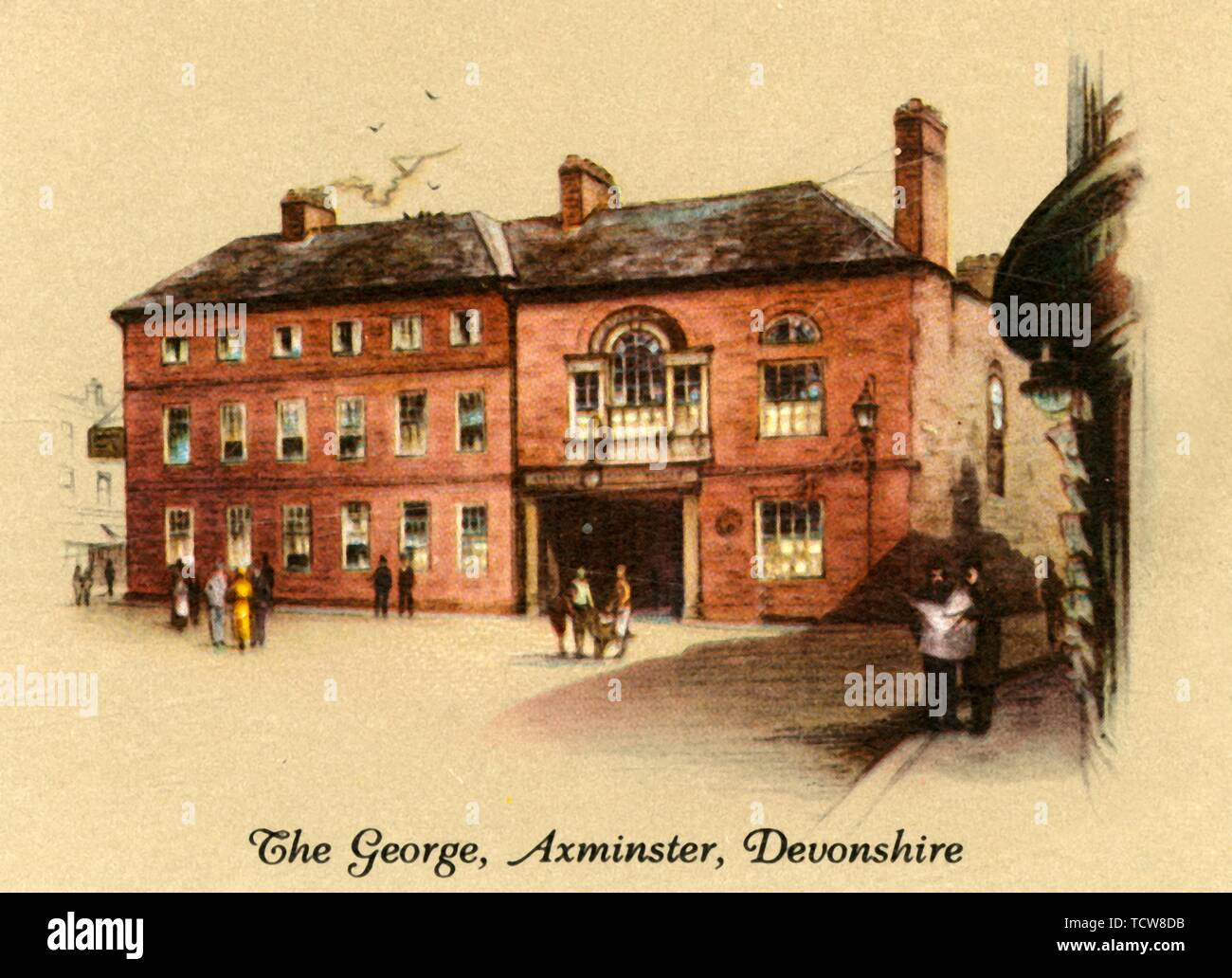 'The George, Axminster, Devonshire', 1936. Creator: Unknown Stock Photo ...