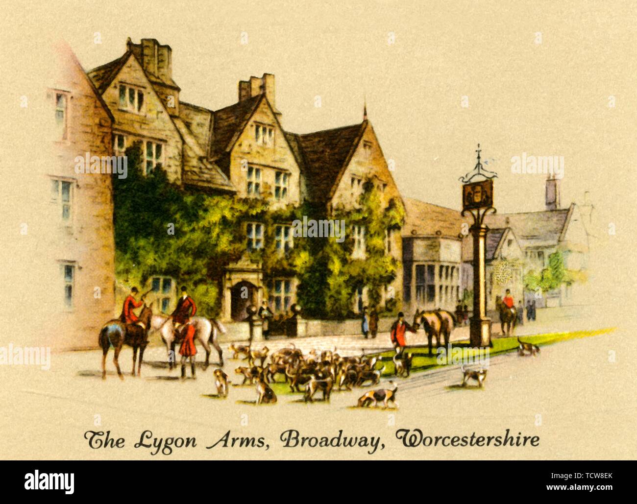 'The Lygon Arms, Broadway, Worcestershire', 1936. Creator: Unknown ...