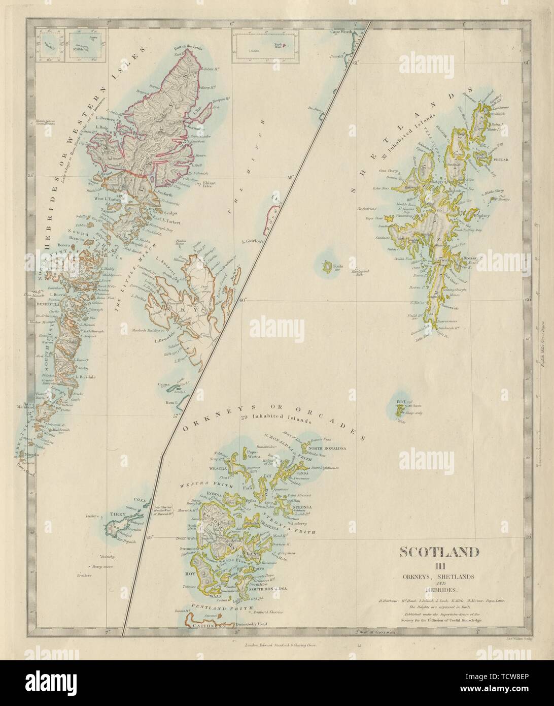 SCOTLAND ISLANDS. Western Isles. Orkneys, Shetlands and Hebrides.SDUK ...