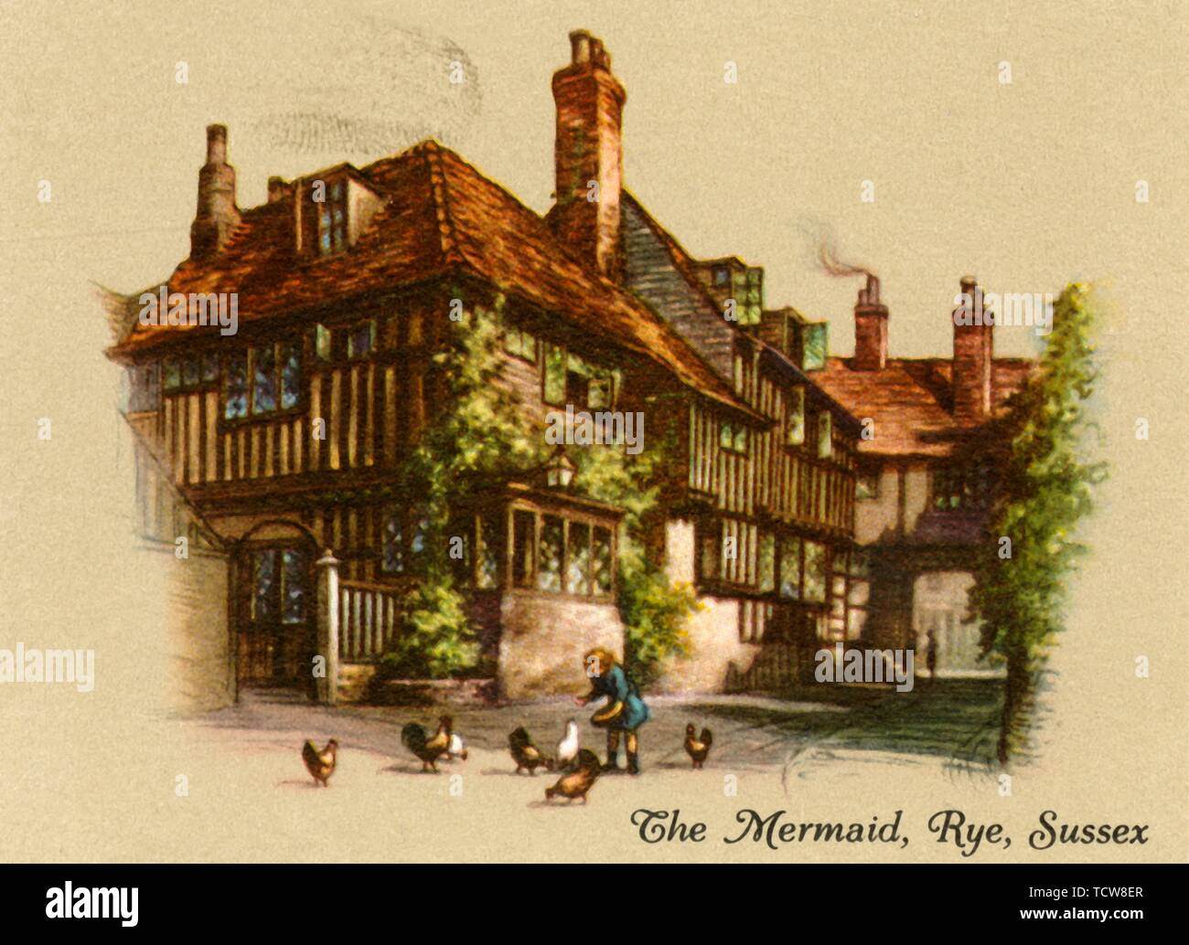 'The Mermaid, Rye, Sussex', 1936. Creator: Unknown Stock Photo - Alamy