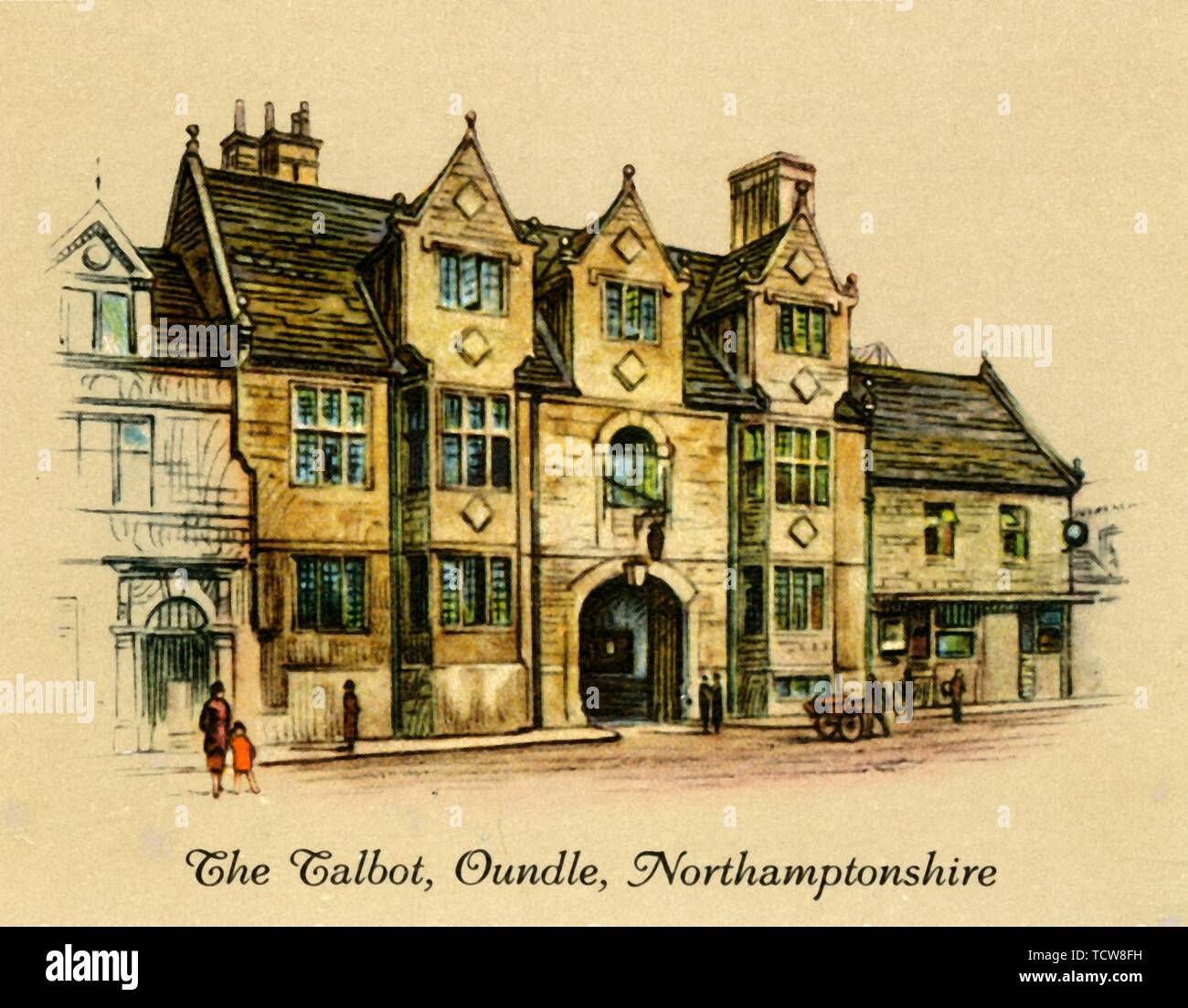 'The Talbot, Oundle, Northamptonshire', 1936. Creator: Unknown Stock ...
