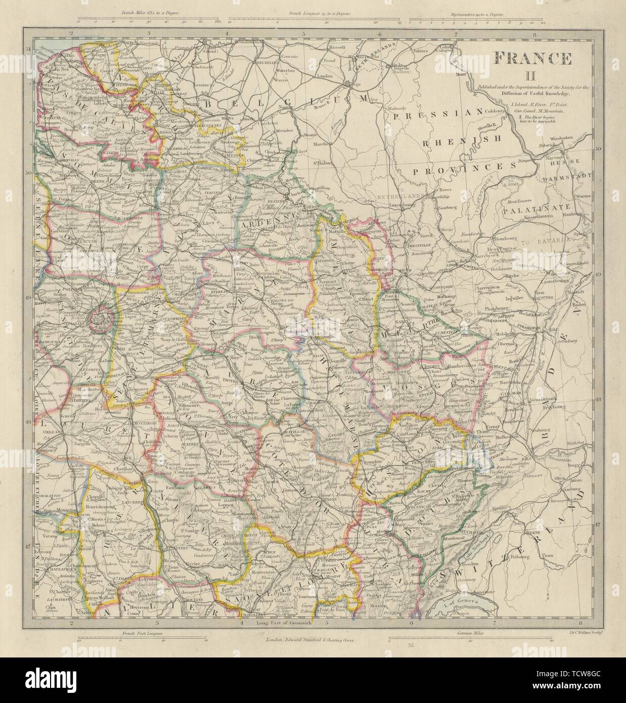 Picardie map hi-res stock photography and images - Alamy