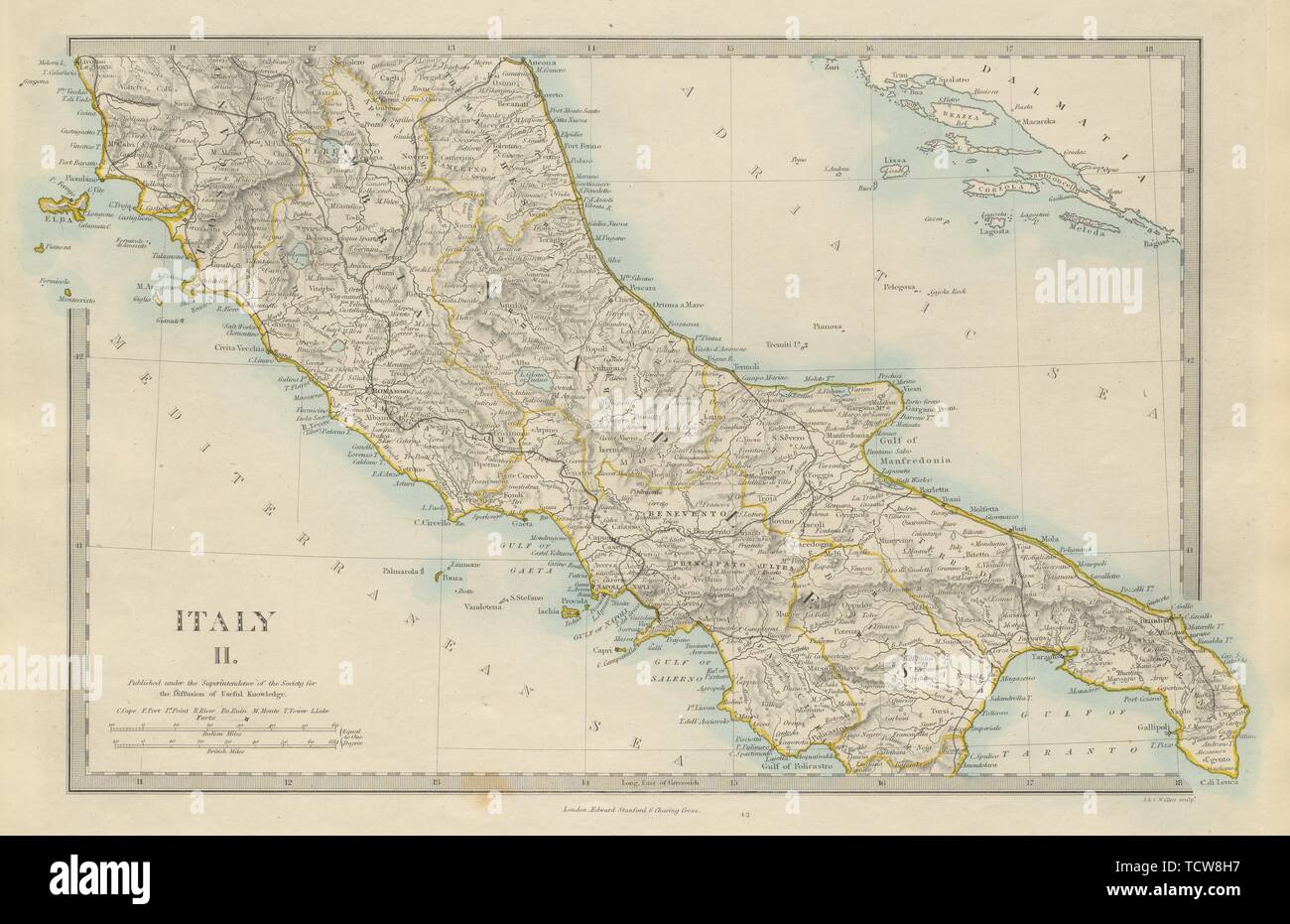 Map of tuscany vintage hi-res stock photography and images - Alamy