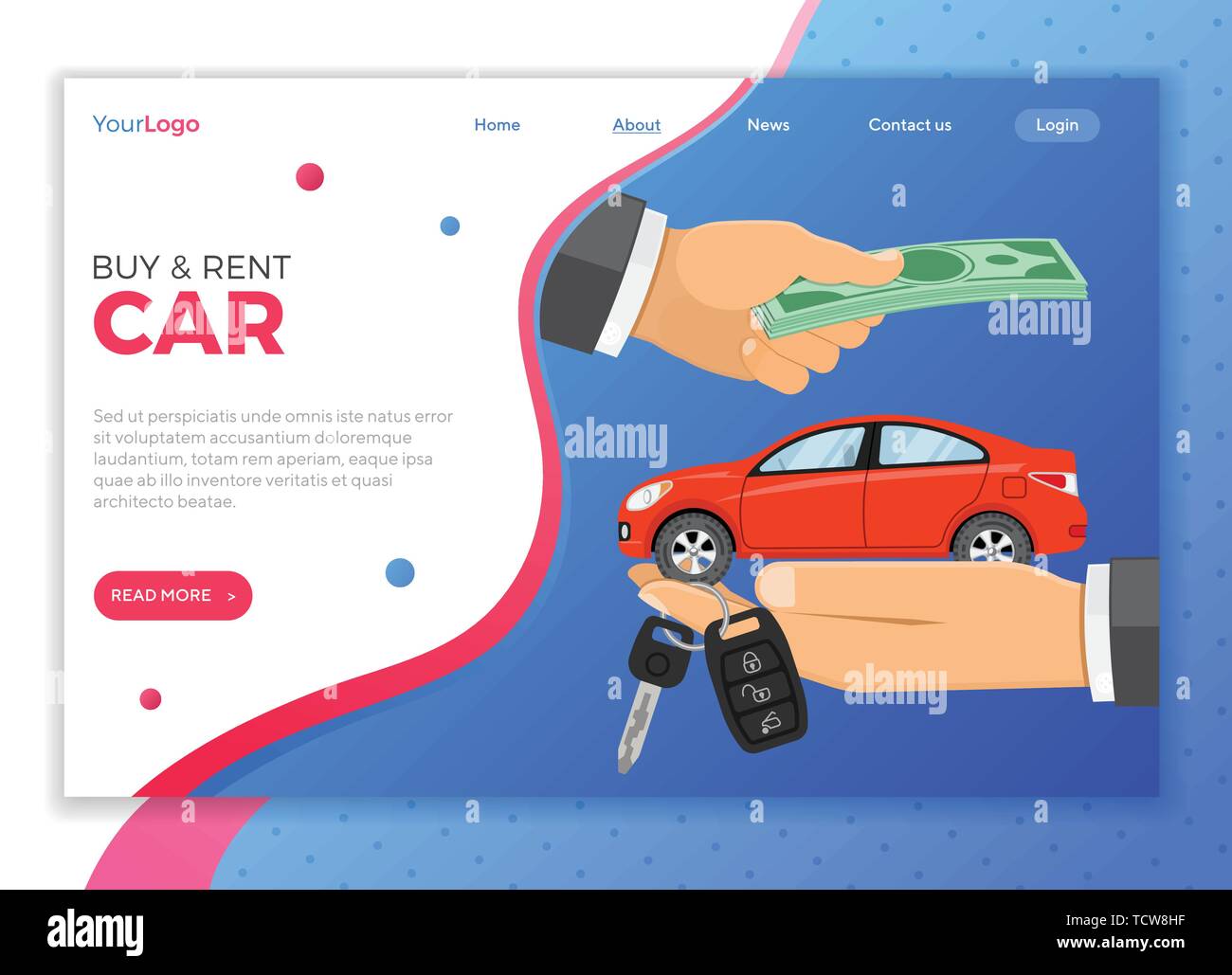 Vehicle purchase Stock Vector Images - Alamy