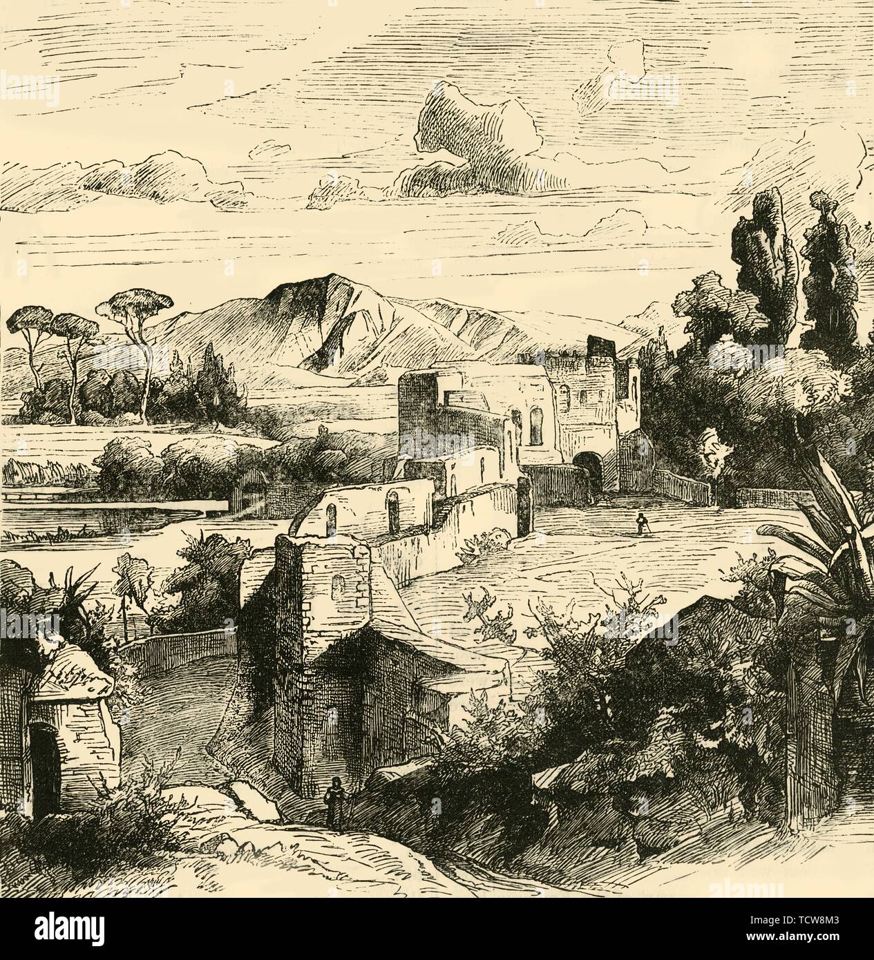 'The Aurelian Wall', 1890. Creator: Unknown Stock Photo - Alamy