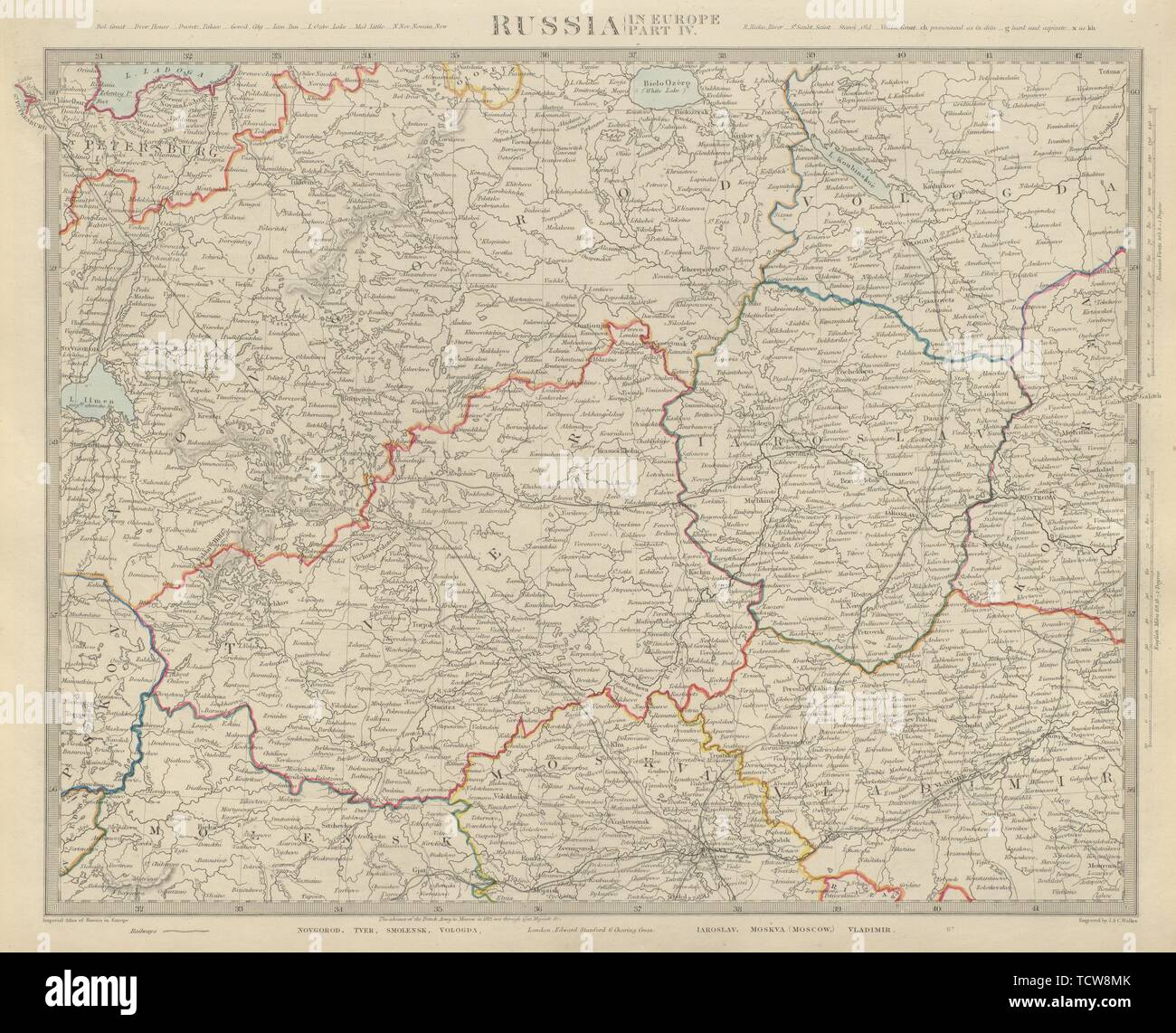 Moskva map hi-res stock photography and images - Alamy