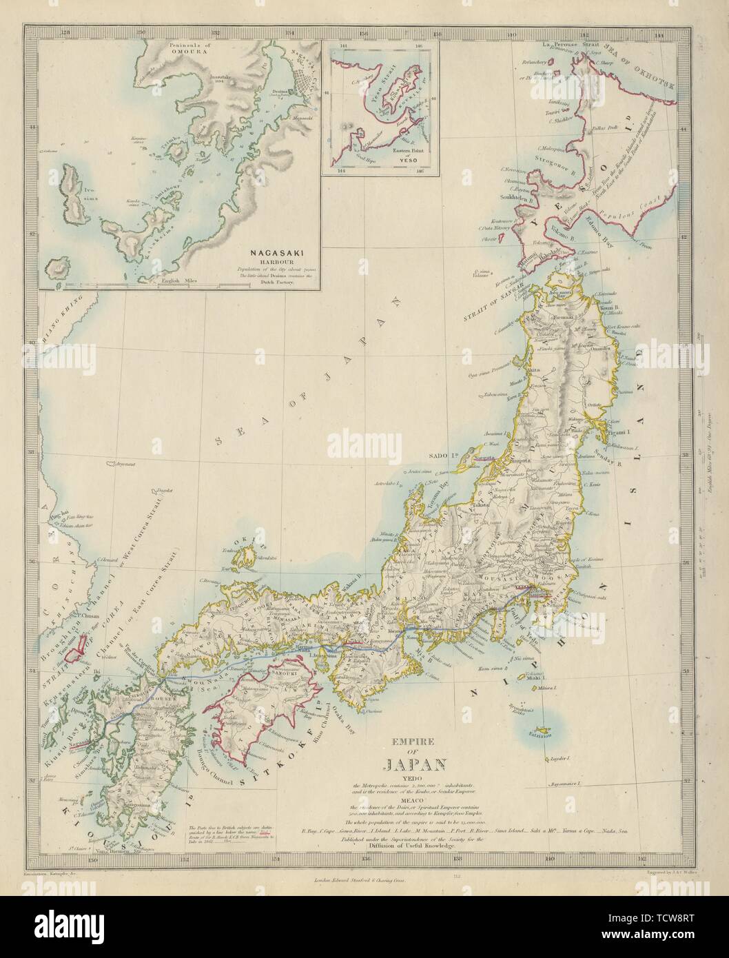 Ancient Japan Map Roads