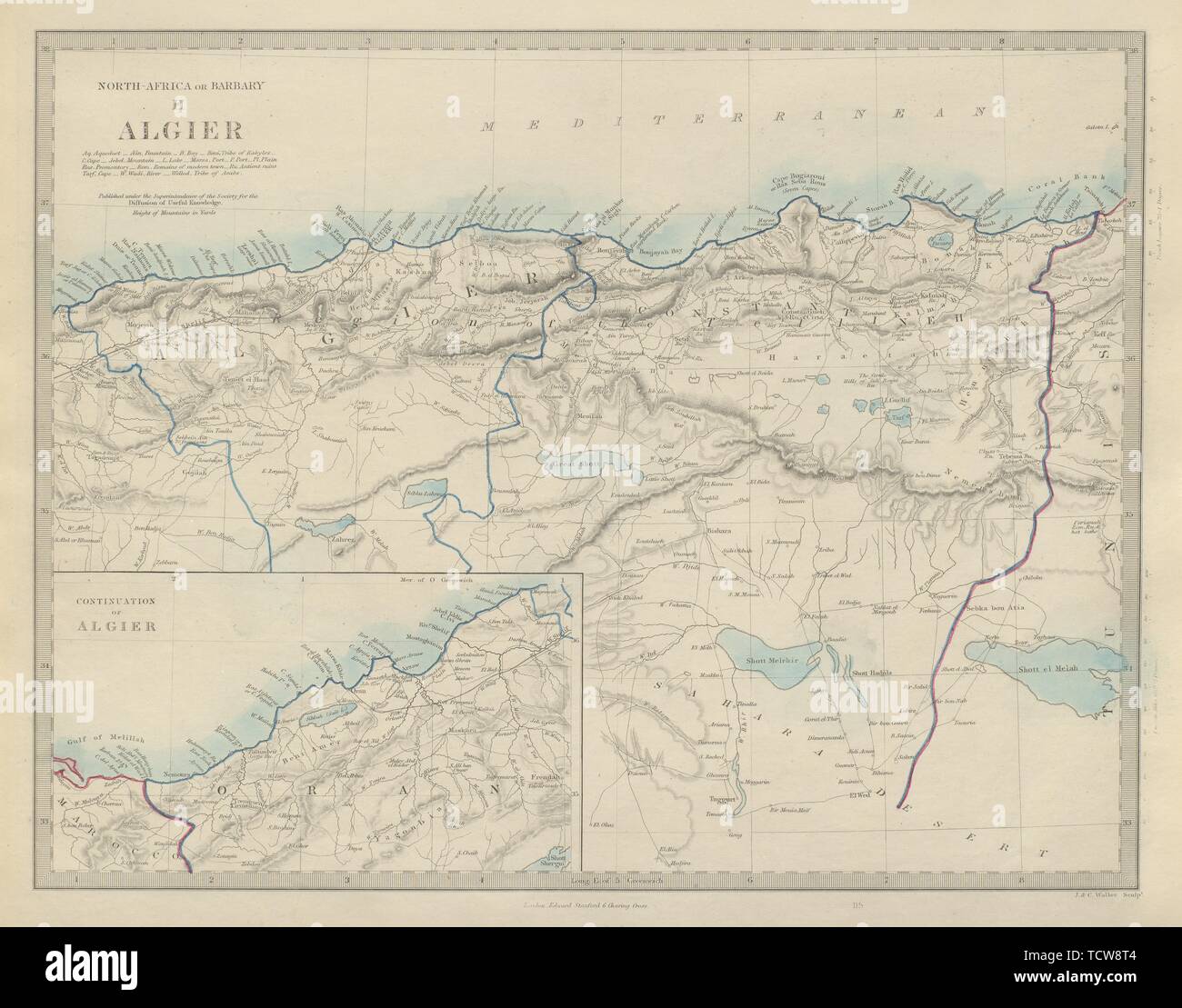 Oran map hi-res stock photography and images - Alamy