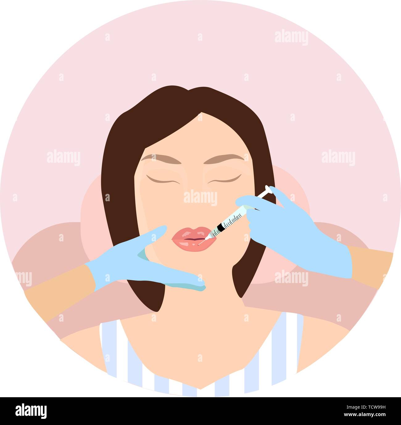 Lip Injections High Resolution Stock Photography and Images - Alamy