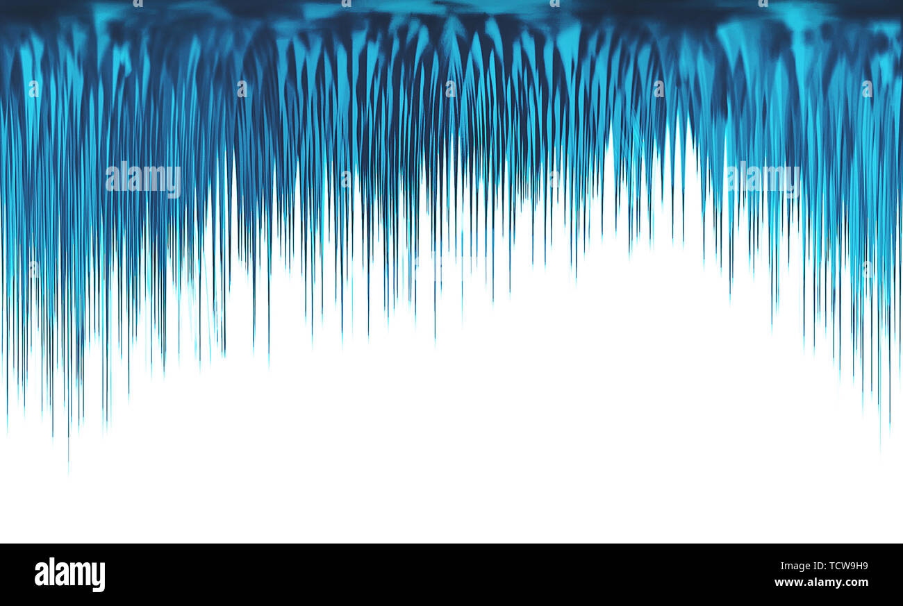 blue icicles on white background Stock Photo - Alamy