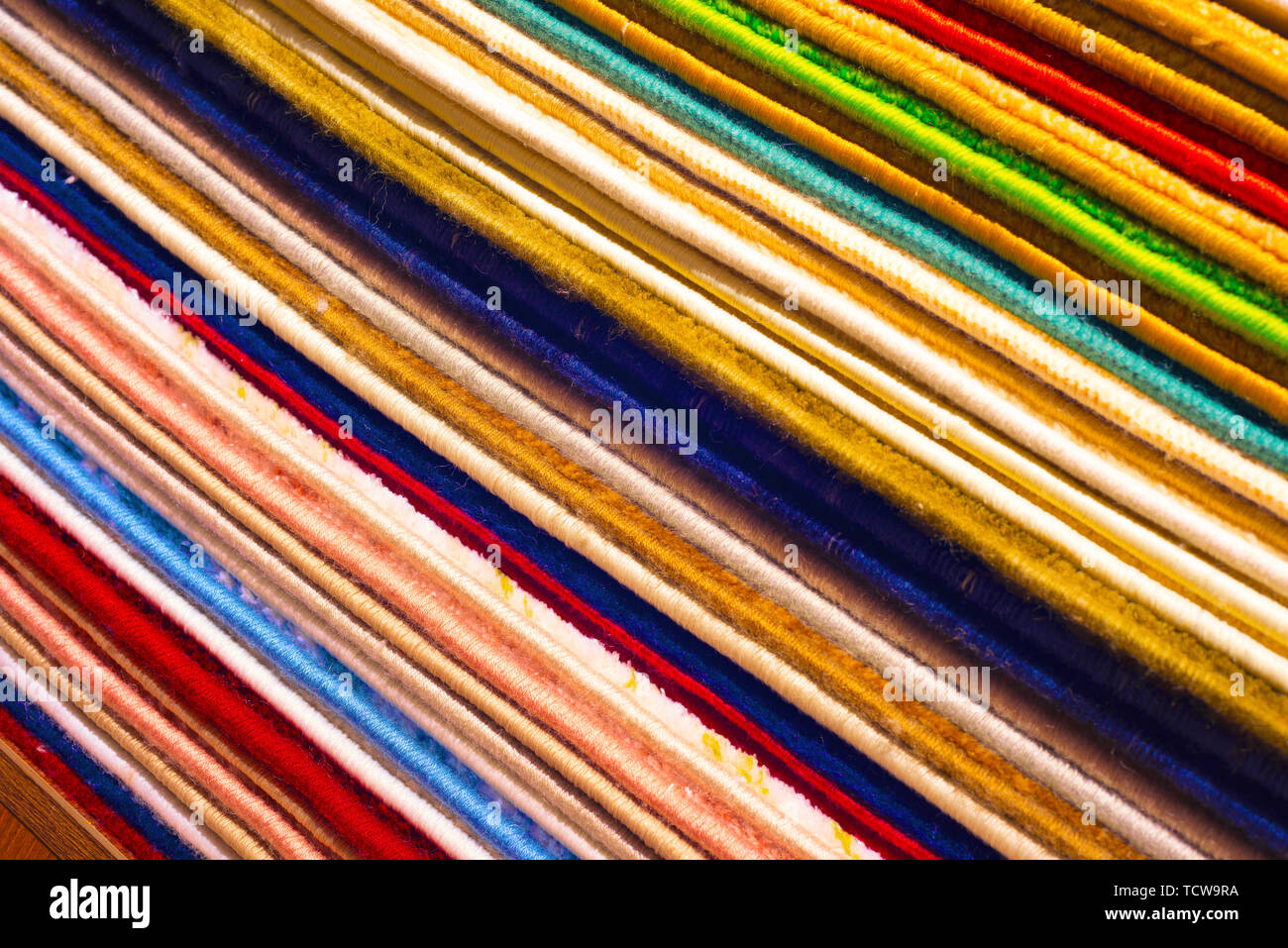 Textile production swatches close hi-res stock photography and images ...