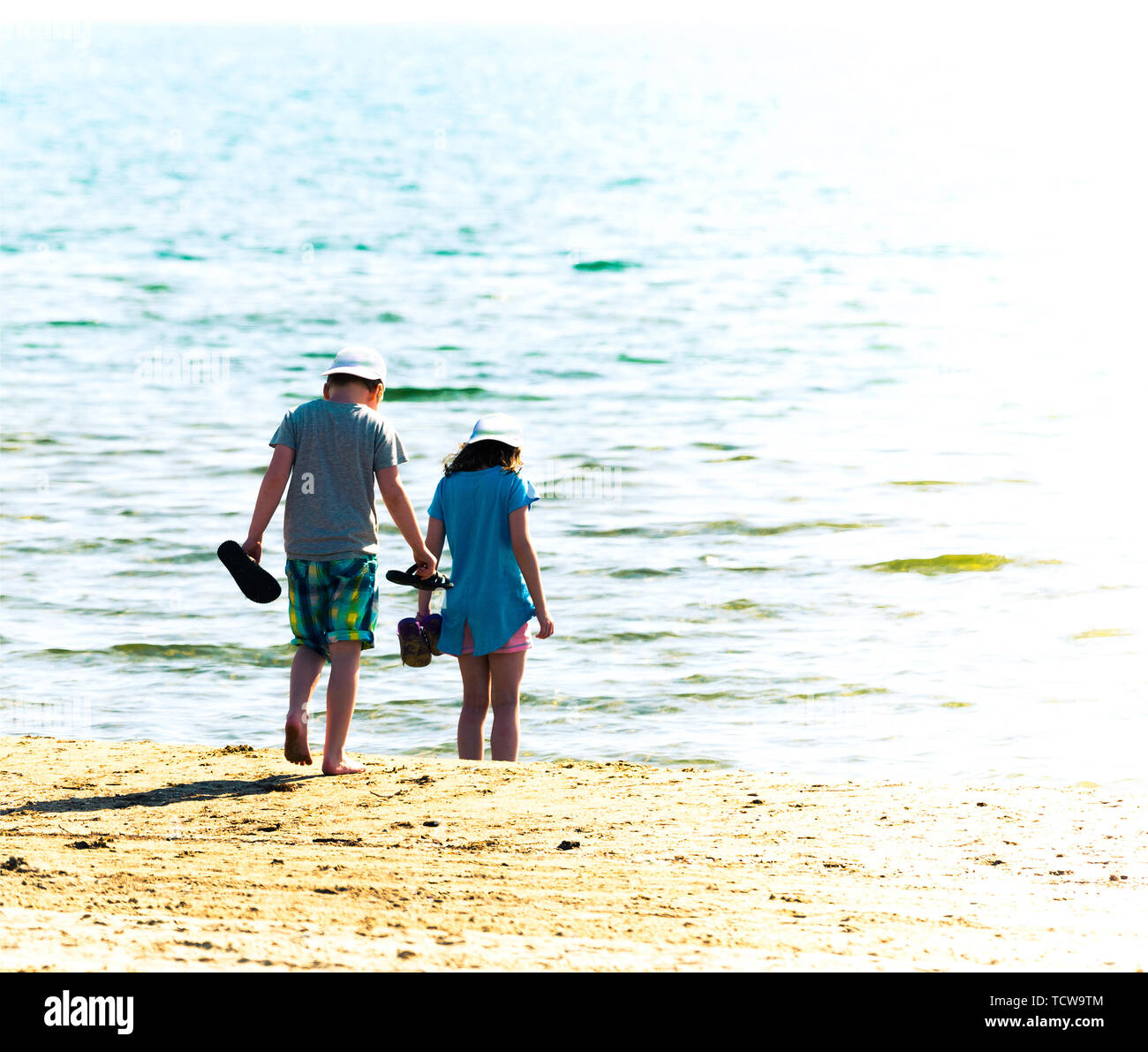 Seashore children hi-res stock photography and images - Alamy