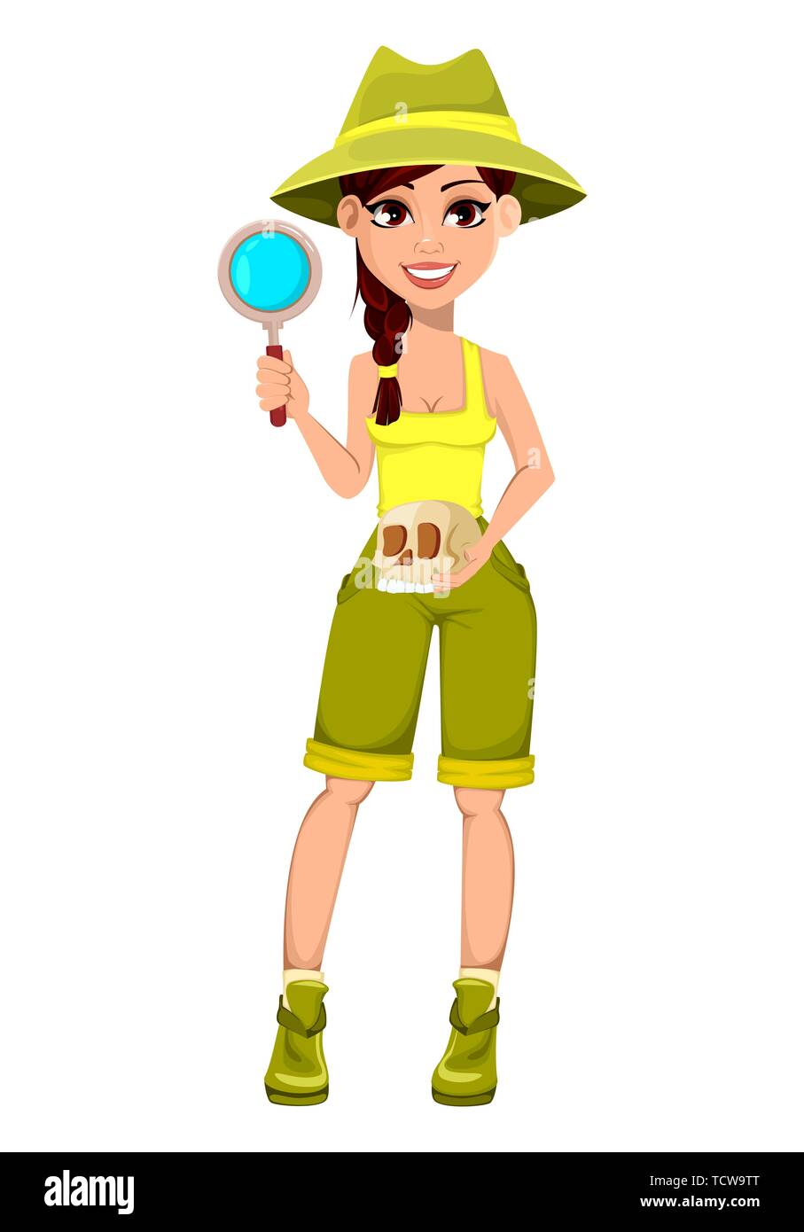 Pretty woman in ancient Stock Vector Images - Alamy