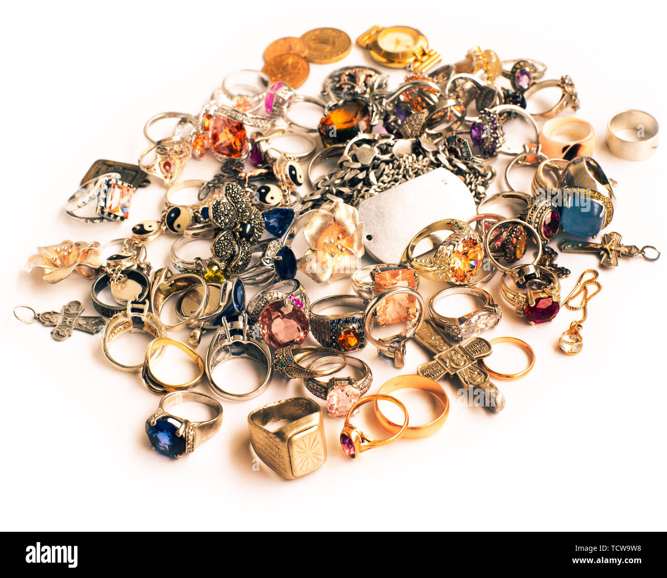Pile Of Jewelry Stock Photos & Pile Of Jewelry Stock Images - Alamy