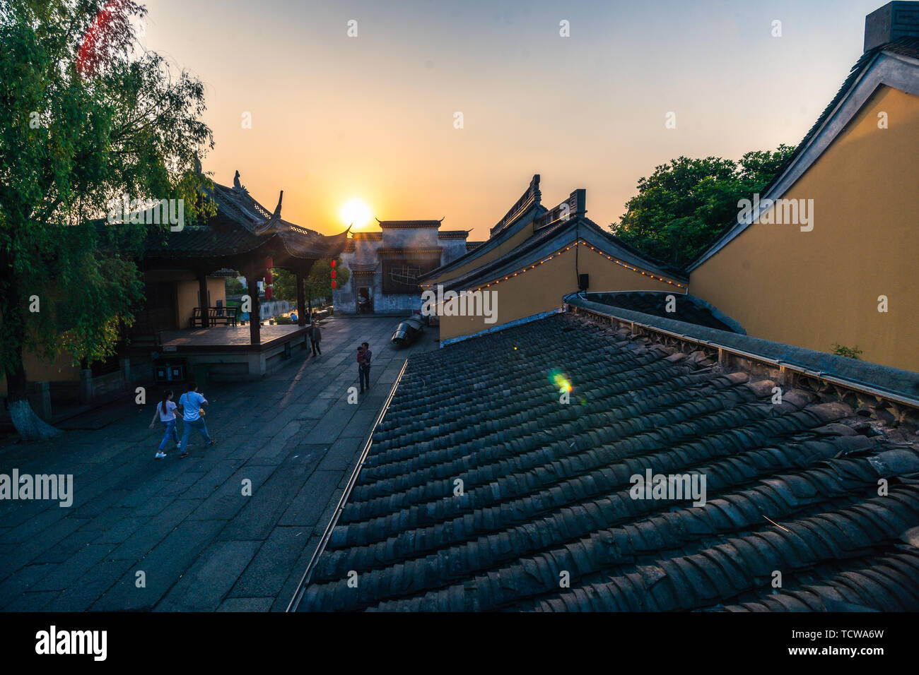 Anchang Ancient Town Stock Photo - Alamy