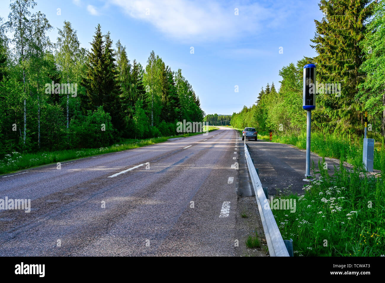 Speed camera road markings hi-res stock photography and images - Alamy