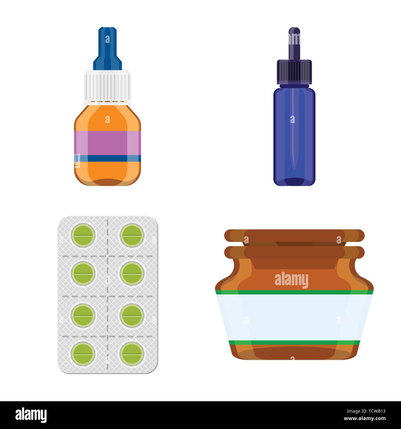 Vector design of pharmacy and pharmaceutical symbol. Set of pharmacy ...