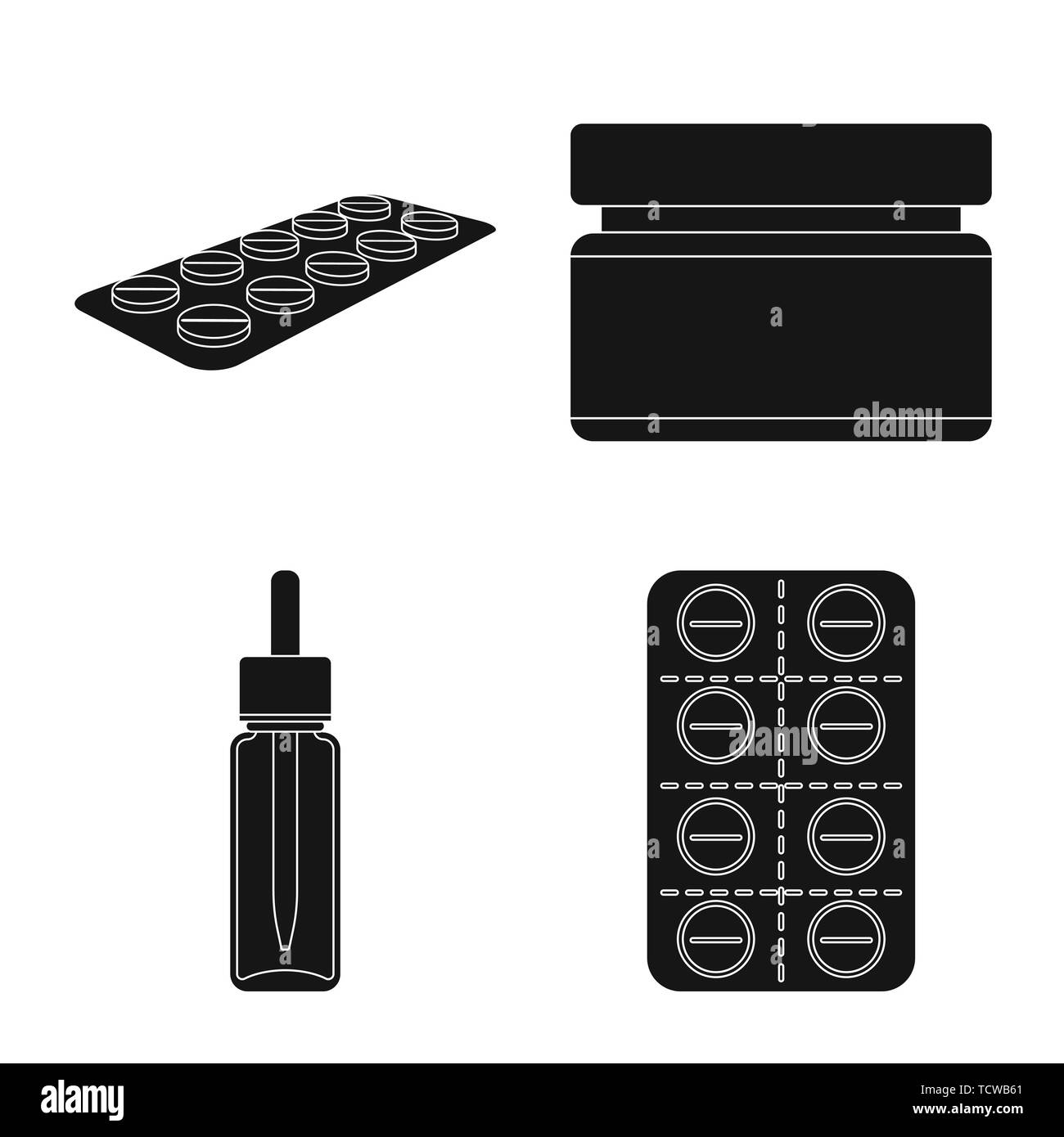 Vector illustration of treatment and wellness icon. Collection of ...