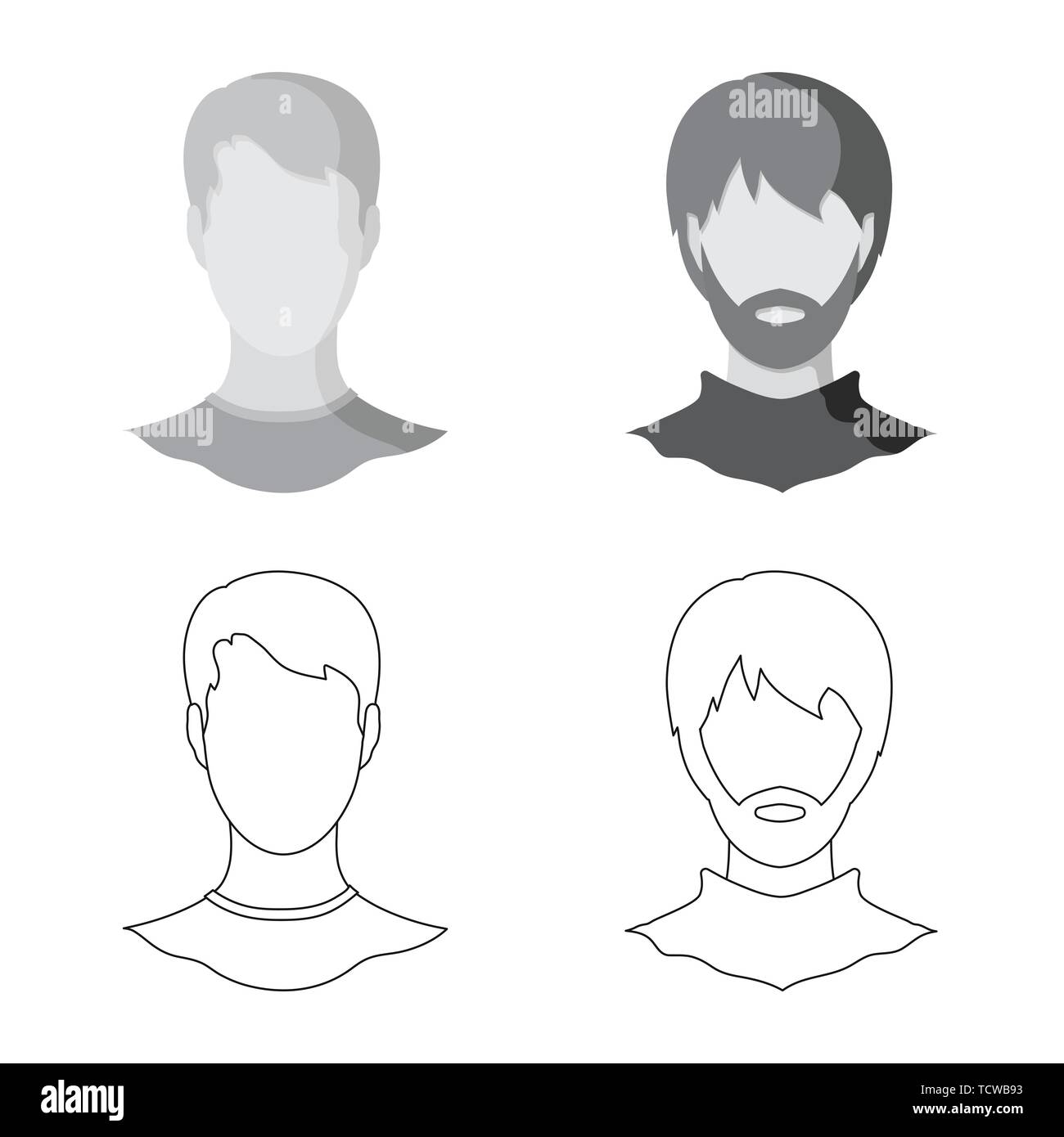 Vector illustration of professional and photo logo. Collection of ...