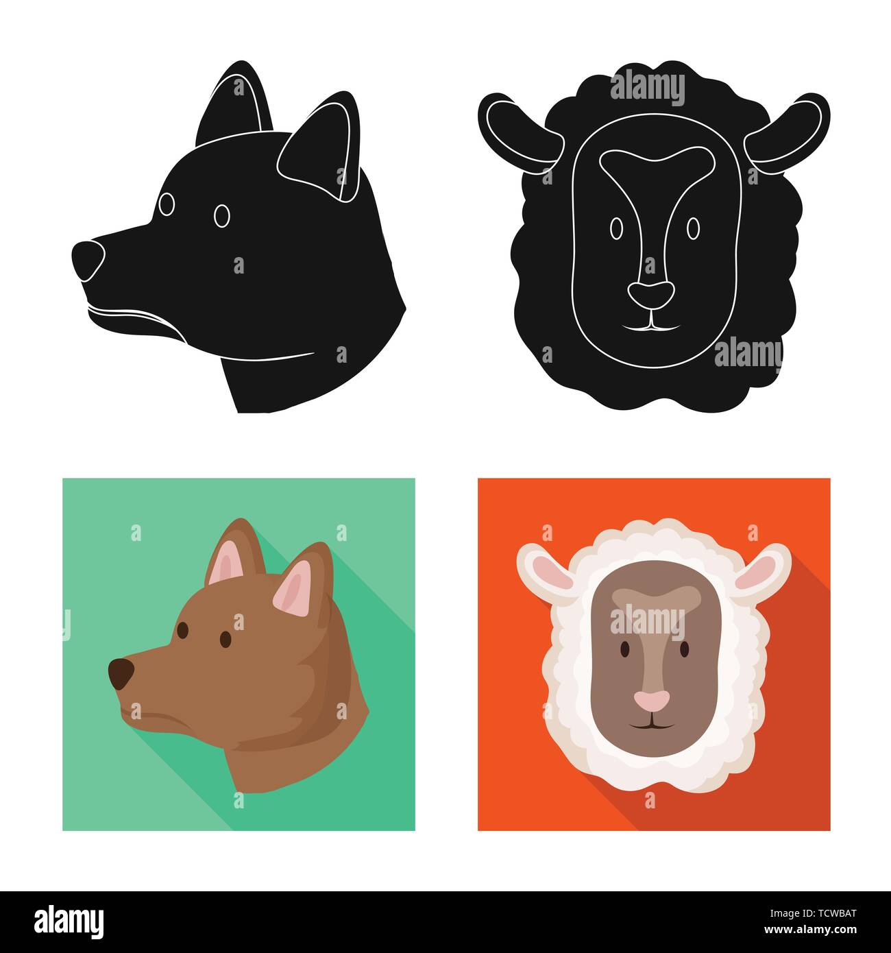 Vector design of agriculture and breeding icon. Set of agriculture and ...