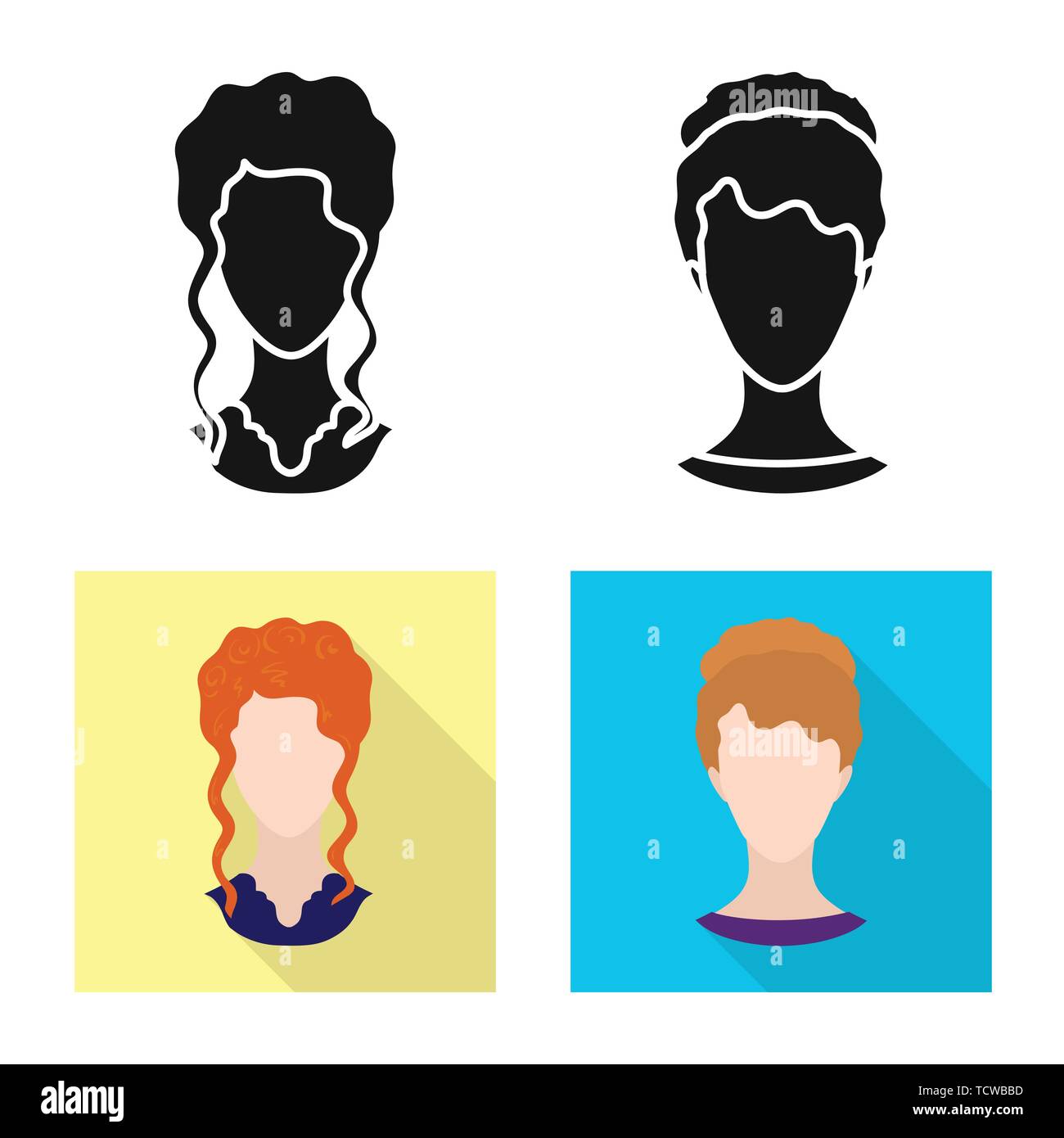 Isolated object of professional and photo logo. Collection of ...