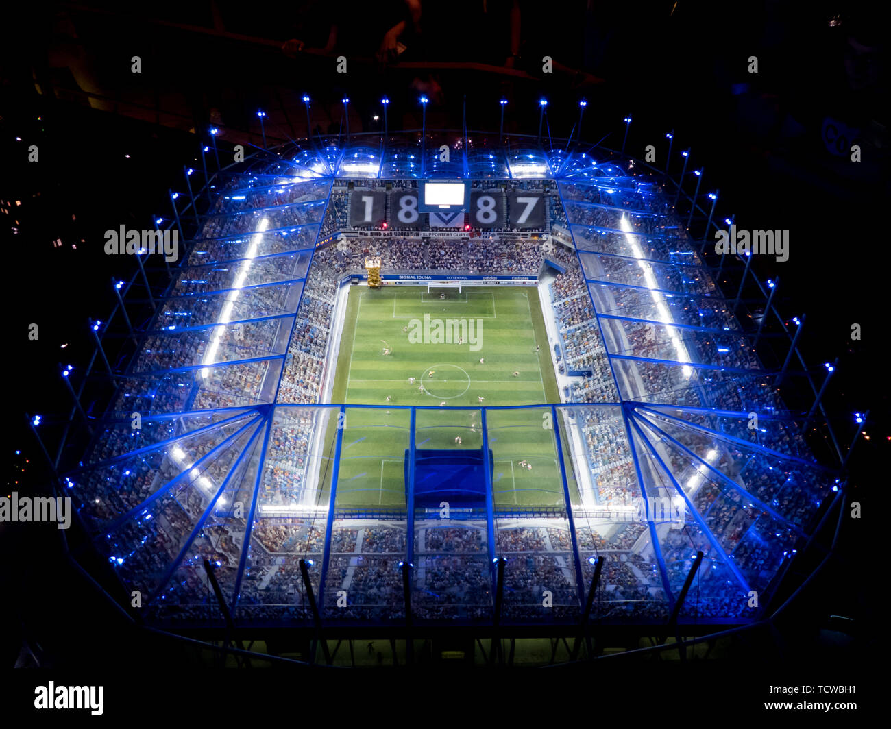 Miniature soccer stadium in miniature hi-res stock photography and ...