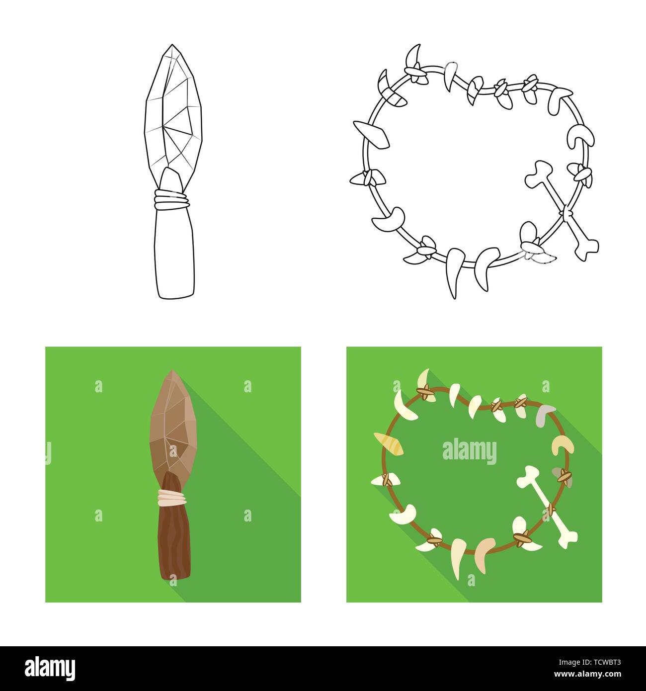 Vector design of evolution and prehistory icon. Set of evolution and ...