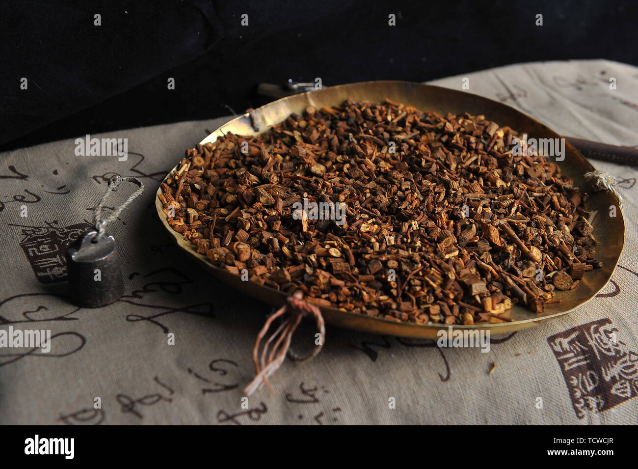Chinese medicine awakening Bupleurum Stock Photo - Alamy