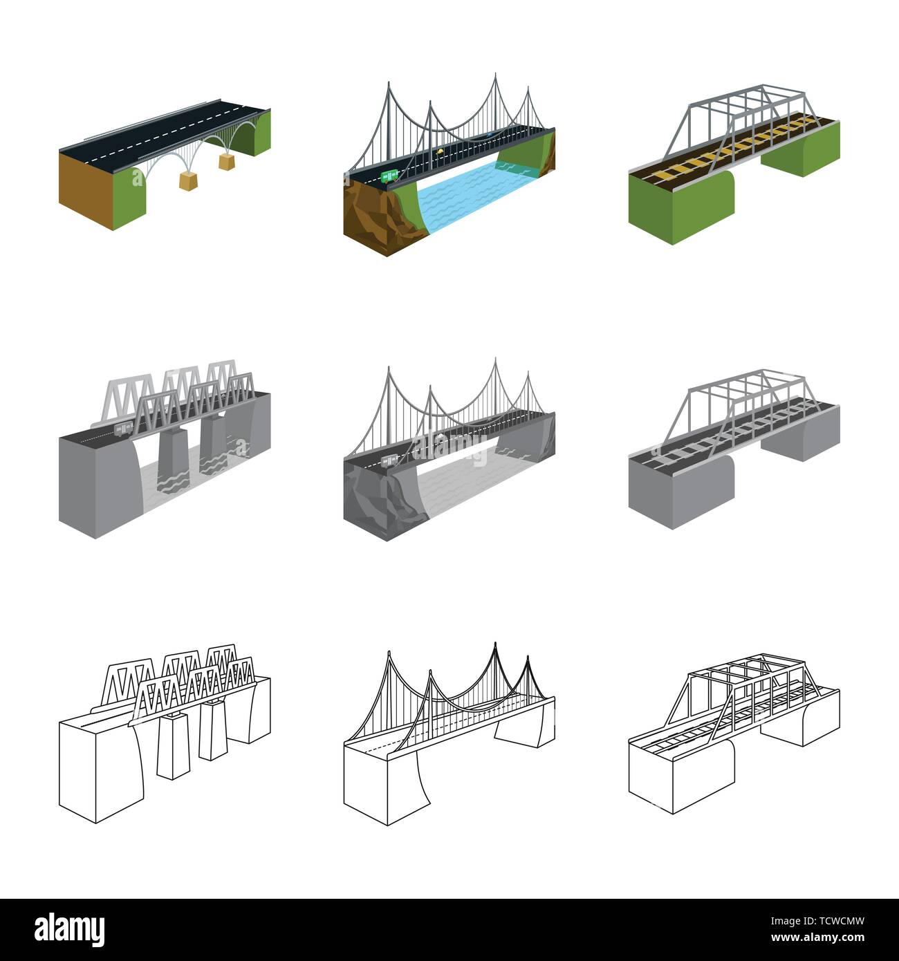 bridge,modern,rock,sea,railway,concrete,assembled,railroad,brick ...