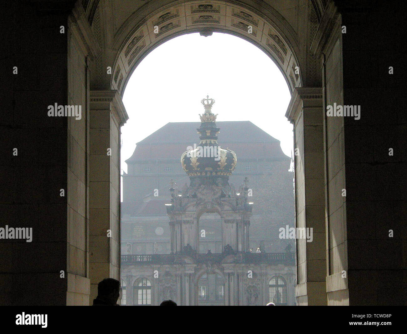 Dresden on March 28, 2002; Zwinger Stock Photo - Alamy