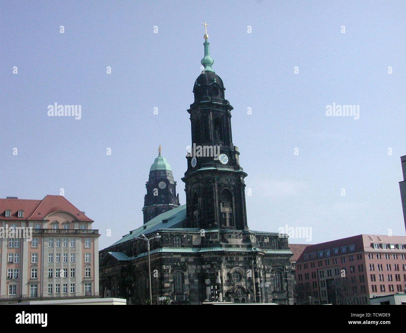 Dresden on March 28, 2002; City and Street Landscapes, Architecture ...