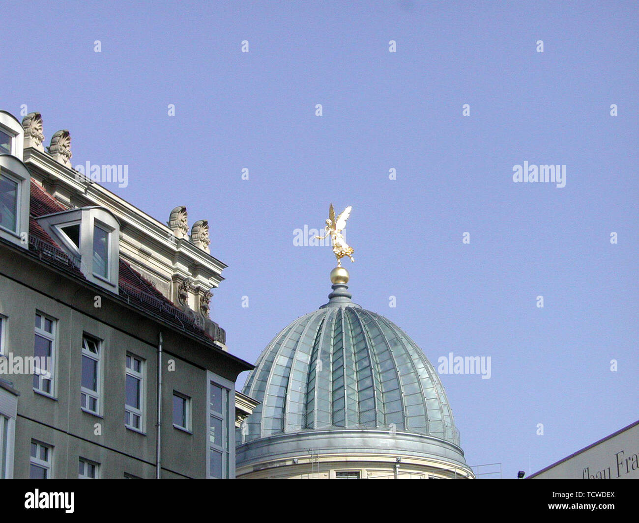 Dresden on March 28, 2002; City and Street Landscapes, Architecture ...
