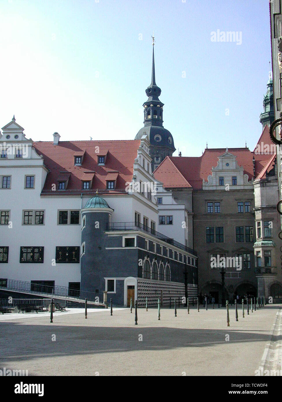Dresden on March 28, 2002; City and Street Landscapes, Architecture ...