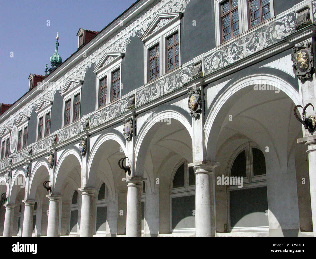 Dresden on March 28, 2002; City and Street Landscapes, Architecture ...
