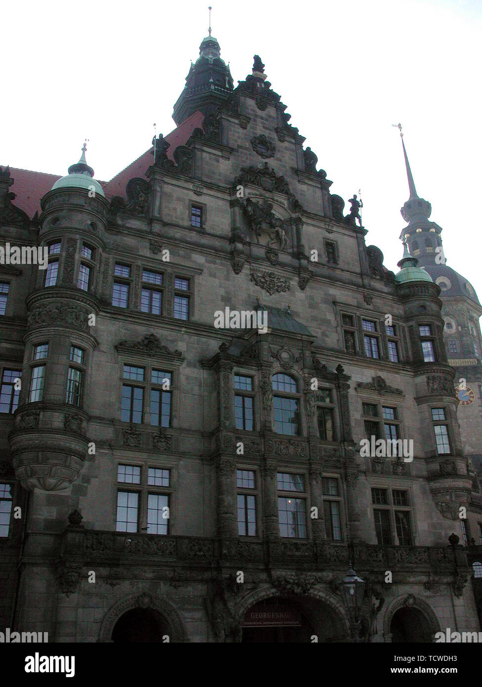 Dresden on March 28, 2002; City and Street Landscapes, Architecture ...
