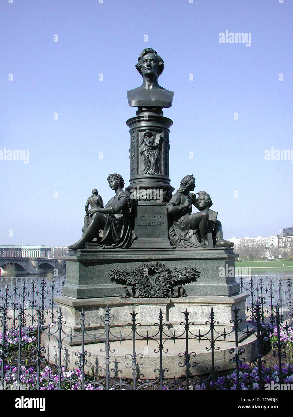 Dresden on March 28, 2002; City and Street Landscapes, Architecture ...