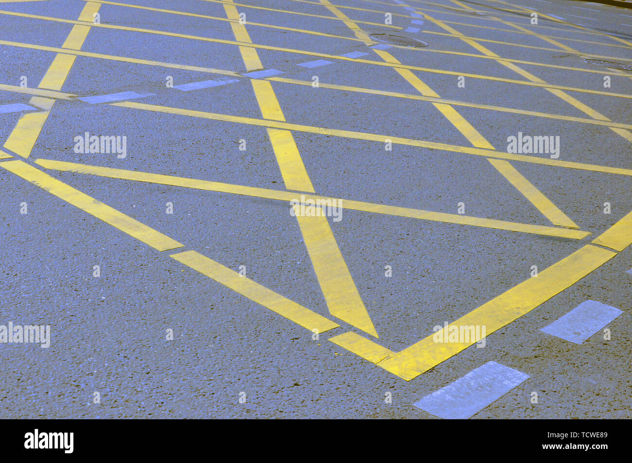Car park grid surface hi-res stock photography and images - Alamy