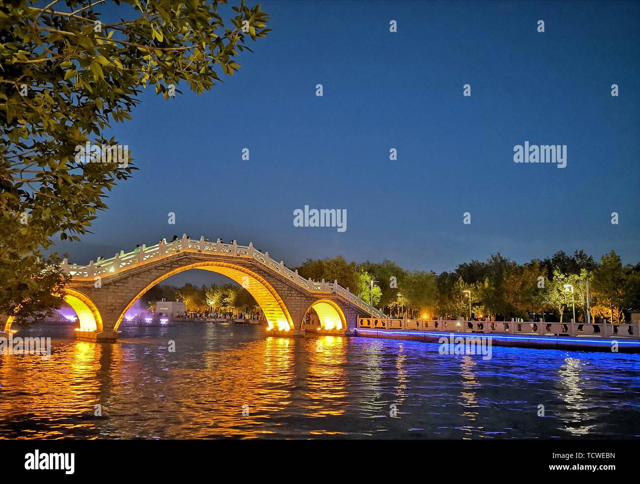 Landscape of the Karamay Stock Photo - Alamy