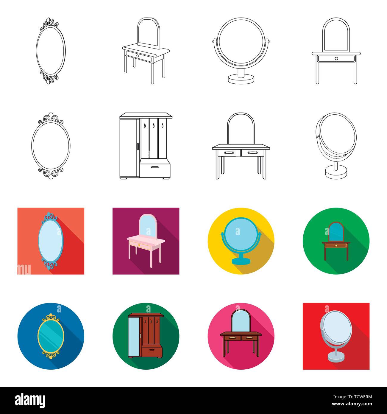 Mirror imagery Stock Vector Images - Alamy