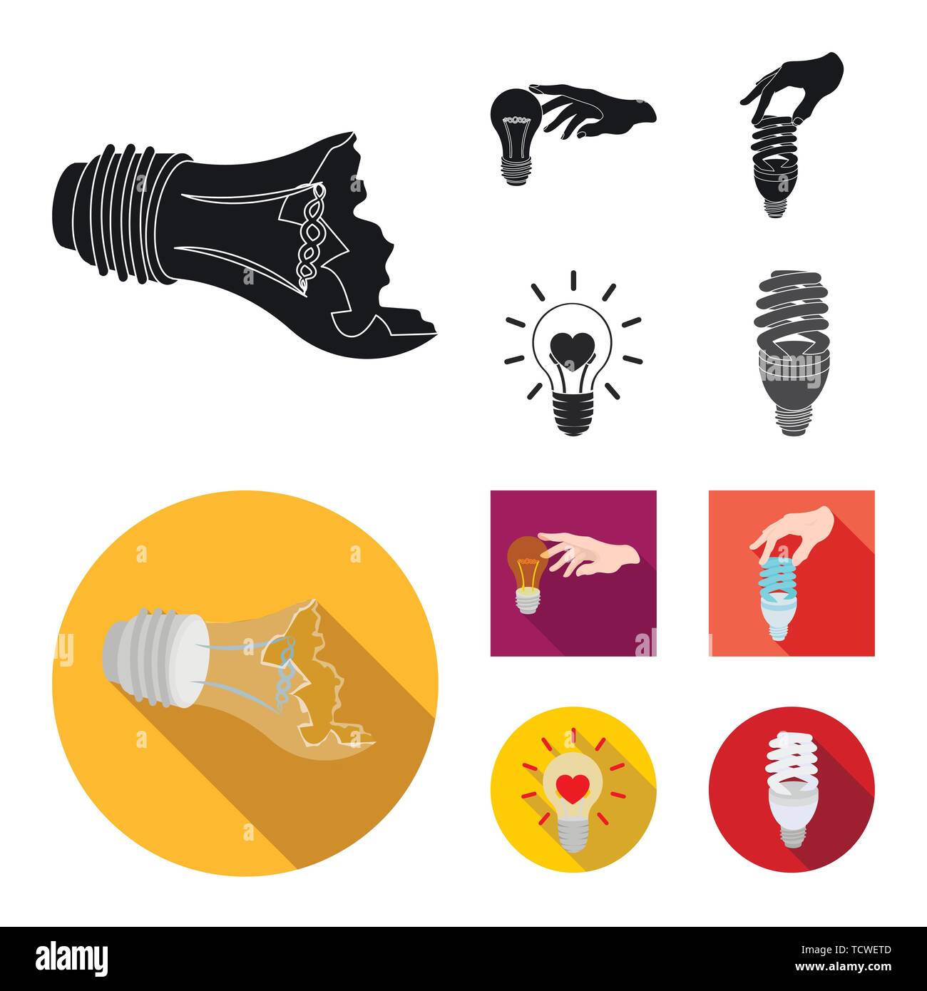 lamp,flat,emoji,electricity,energy,cute,innovation,shine,waste,bright ...